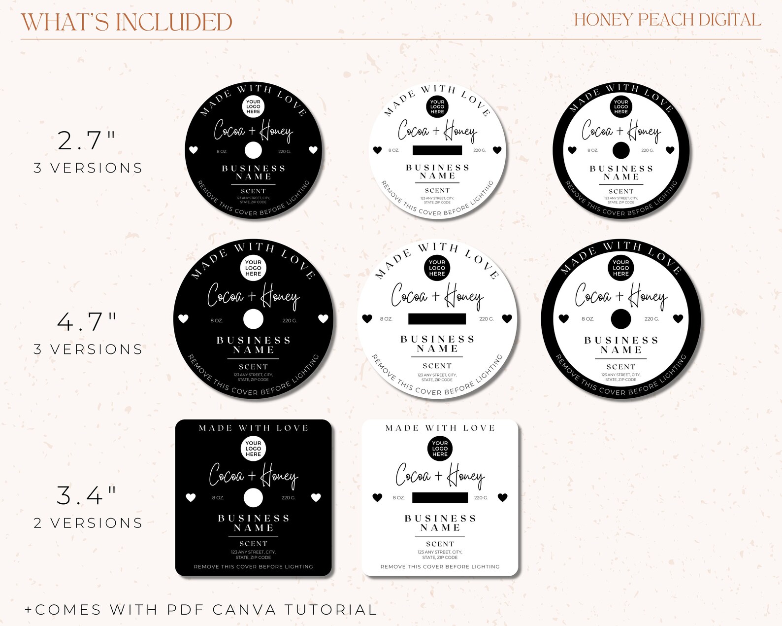 Candle Dust Covers Template, Editable Dust Cover Design, Candle Cover ...