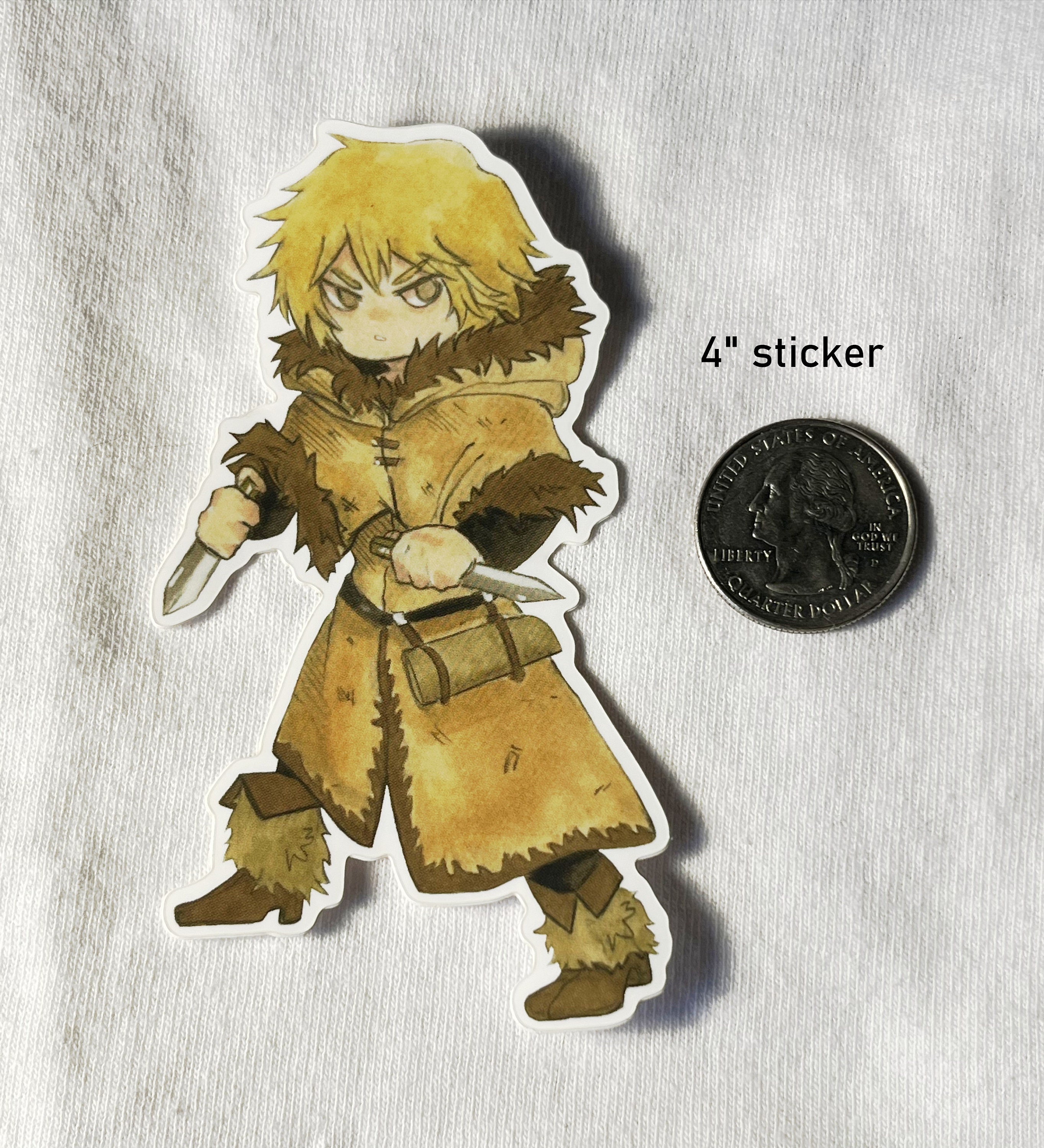 Vinland Saga Thorfinn 4" Sticker - Etsy