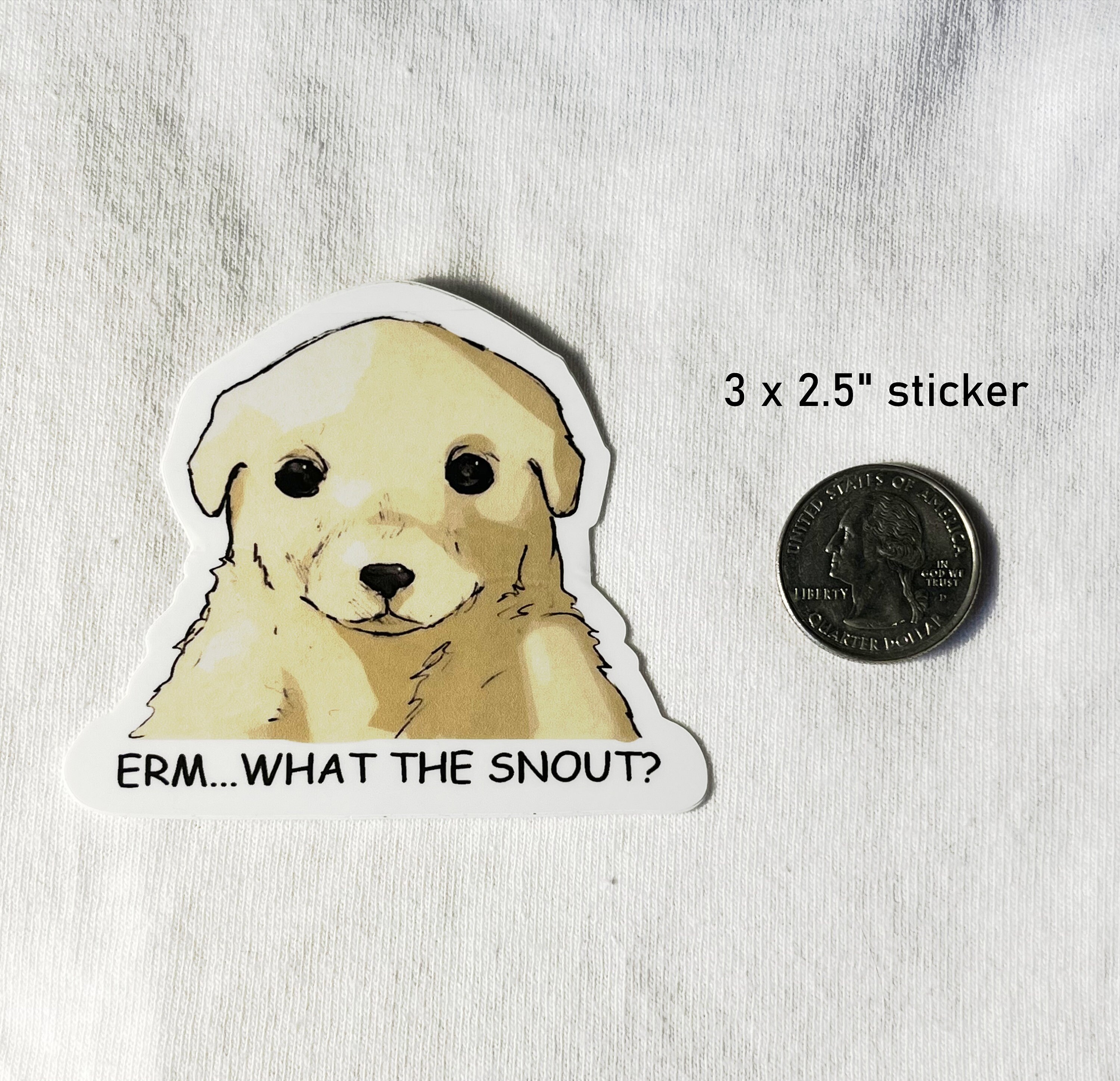 Jotchua What the Snout 3 Sticker - Etsy