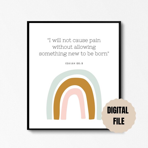 Isaiah 66 9 - Etsy