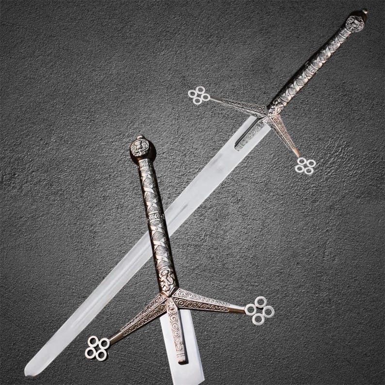 Hand-forged Scottish Highland Sword: Collectible Viking Sword With ...