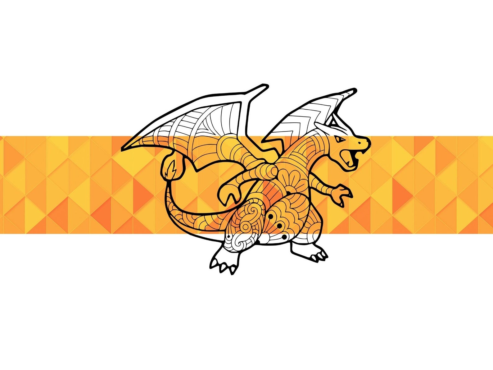 Pokeman, Mewtwo, Charizard, Snorlax, Pikachu, Eevee, Gengar, PDF, SVG ...