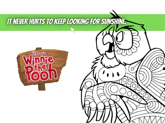 Owl PDF SVG DXF Png Winnie the Pooh Christopher Robin | Etsy