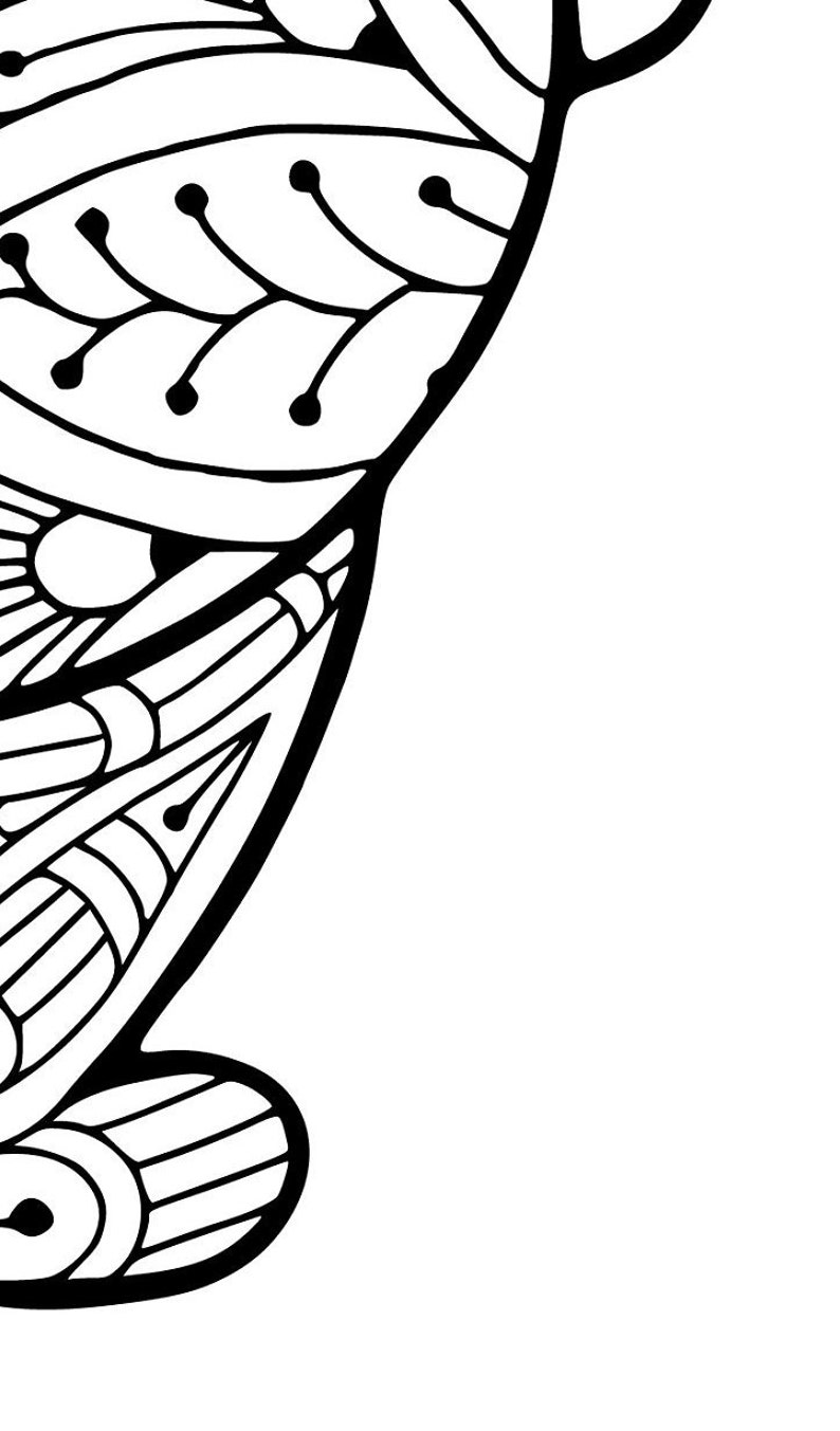 Winnie the Pooh Mandala Zentangle Digital 80s SVG PNG - Etsy Canada
