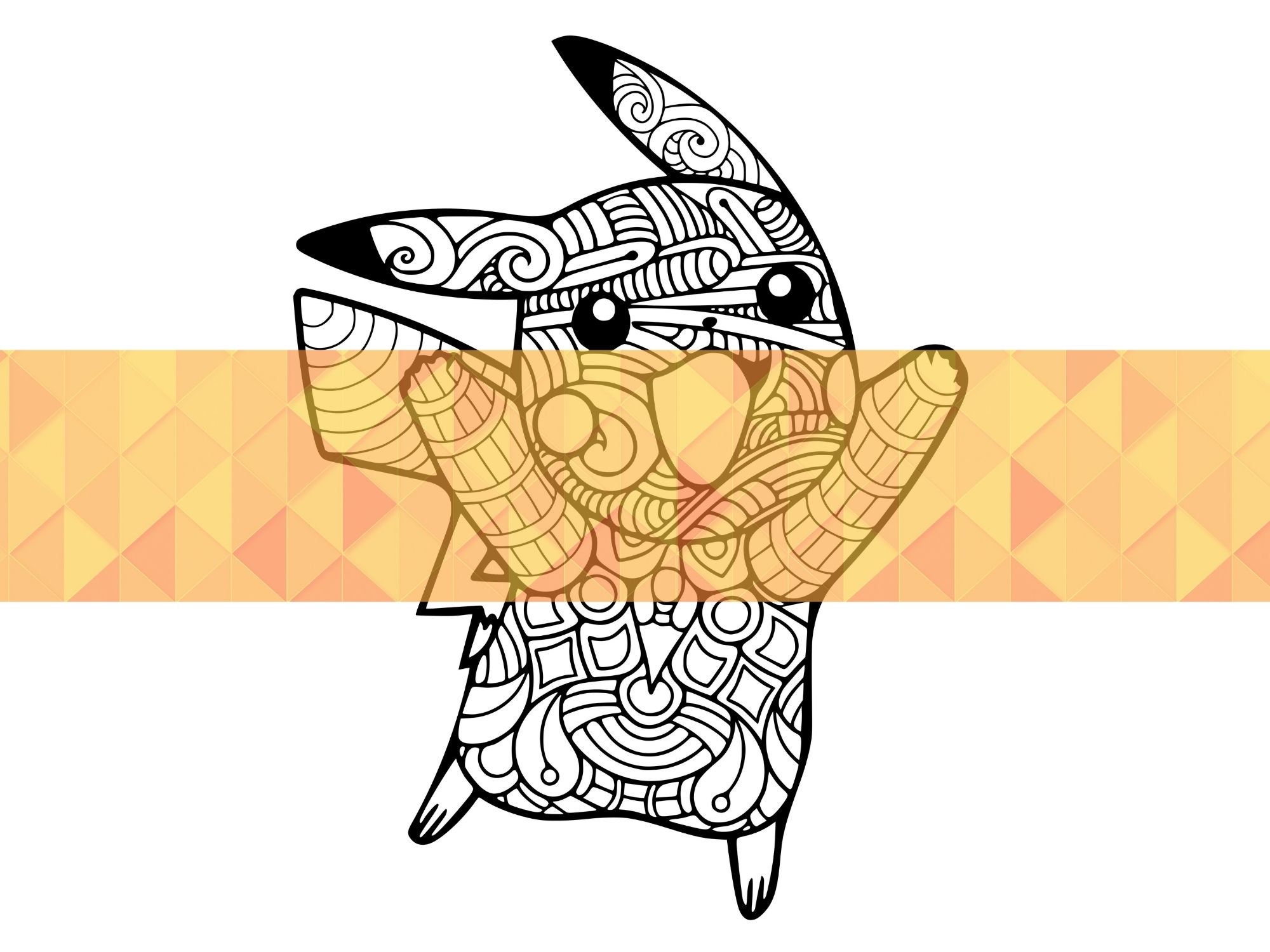 Pokeman, Mewtwo, Charizard, Snorlax, Pikachu, Eevee, Gengar, PDF, SVG ...