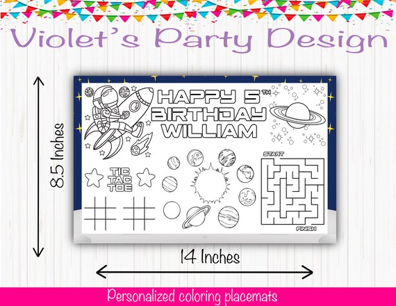 Solar System With Placemat