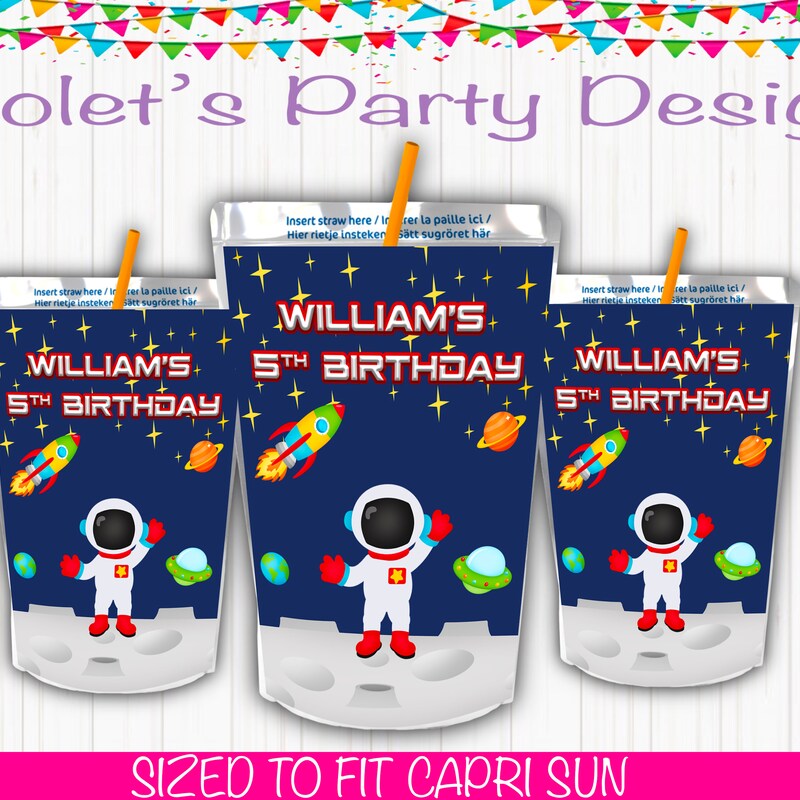 Outer Space Labels - Etsy