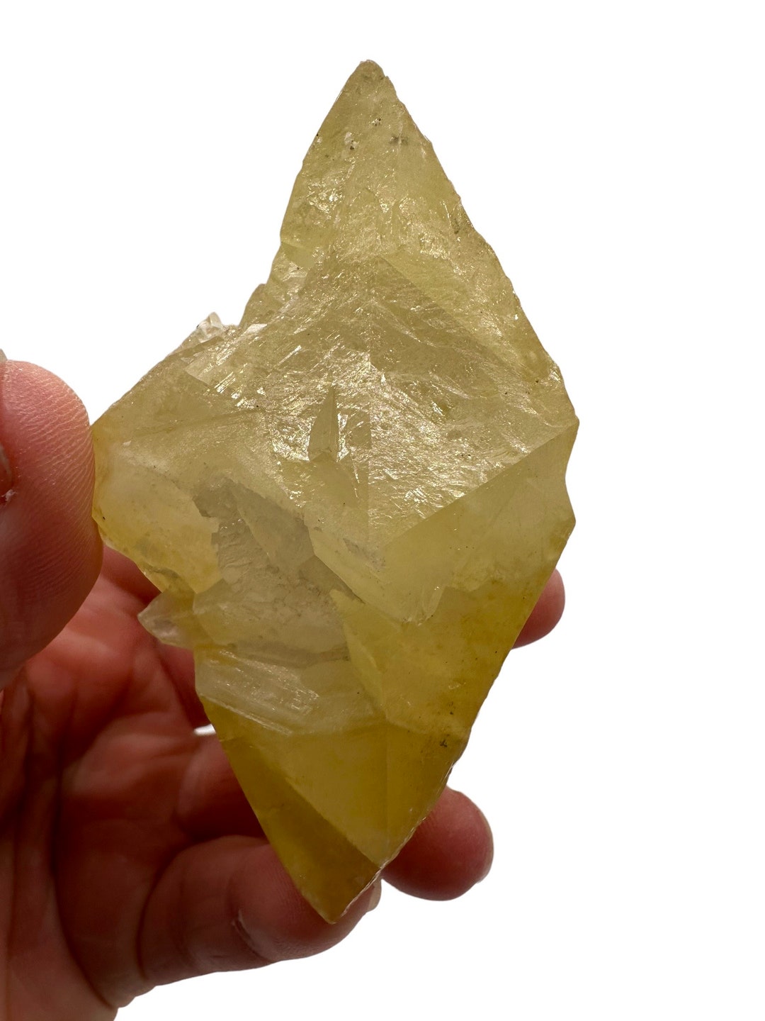 Double Terminated CALCITE Mineral Specimen Crystal From the Elmwood ...