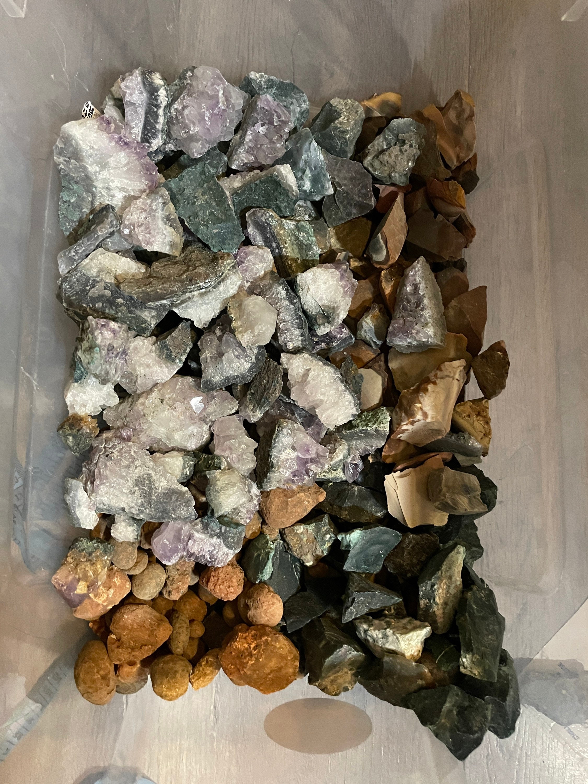 Christmas Mining \bucket 7 Pounds of Rocks *heavy Kids Birthday Mining ...