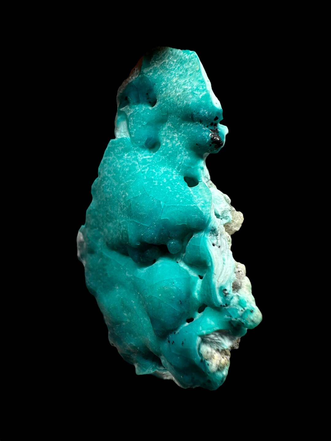 A++ Blue Teal Bubbly Cunyari Mine CHRYSOCOLLA Crystal Mineral Specimen ...
