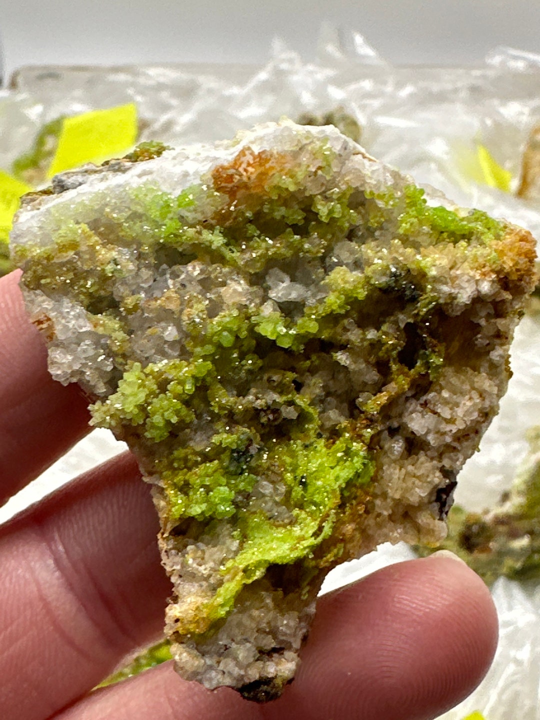 Green GORGEOUS PYROMORPHITE on Matrix Mineral Specimen Crystal From ...