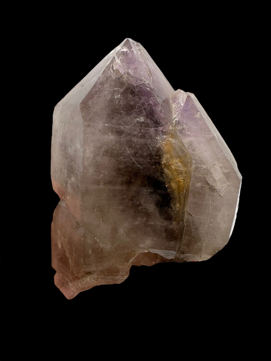 An XL Old School Elestial Septor Namibia Brandberg Amethyst Crystal ...