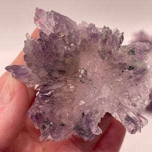 A Rare Purple Amethyst Flower Stalactite Collectors Mineral Specimen ...