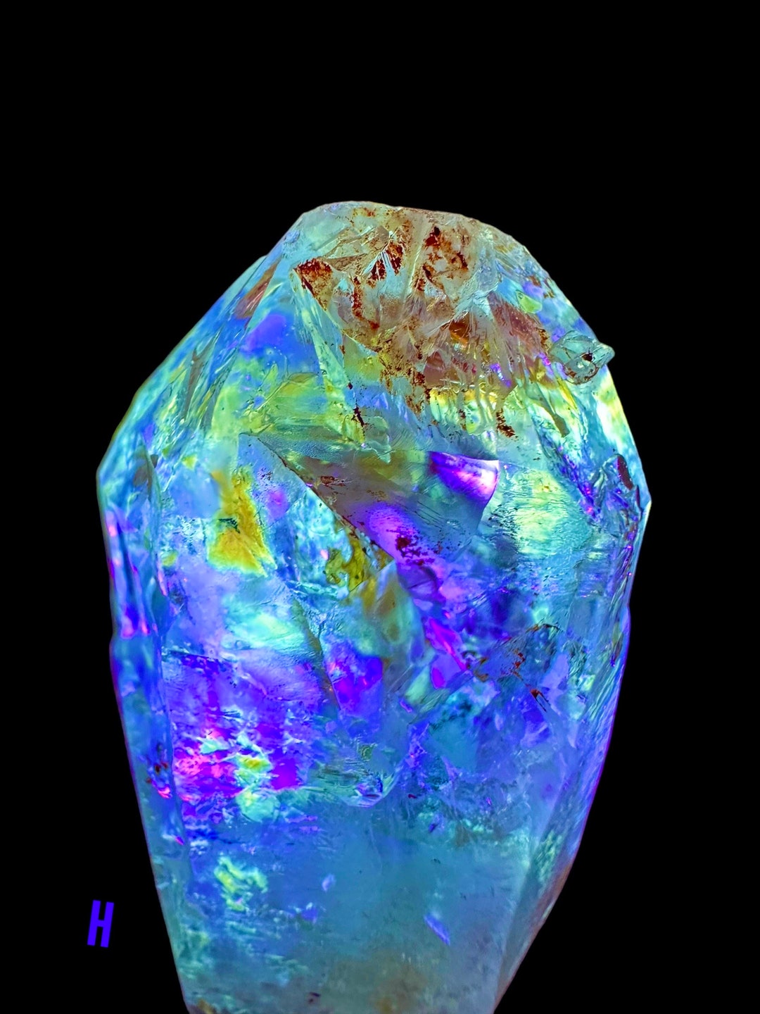 Firefly Skeletal Petroleum Included Quartz Uv Reactive Mineral Specimen ...