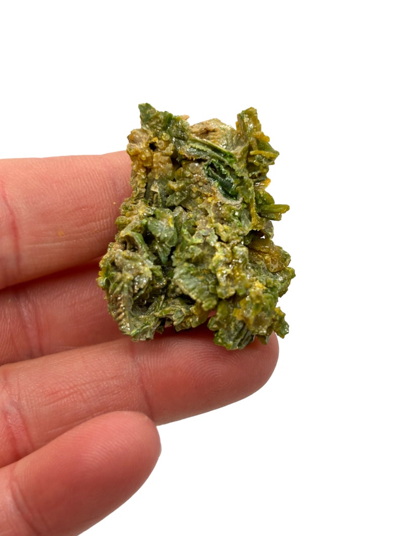 Rare Big Green Pyromorphite From Steinbach France Crystal Mineral ...