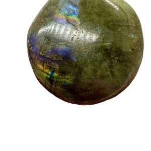 Large Rainbow Sunset Incredible Labradorite Flash Palmstone Crystal ...