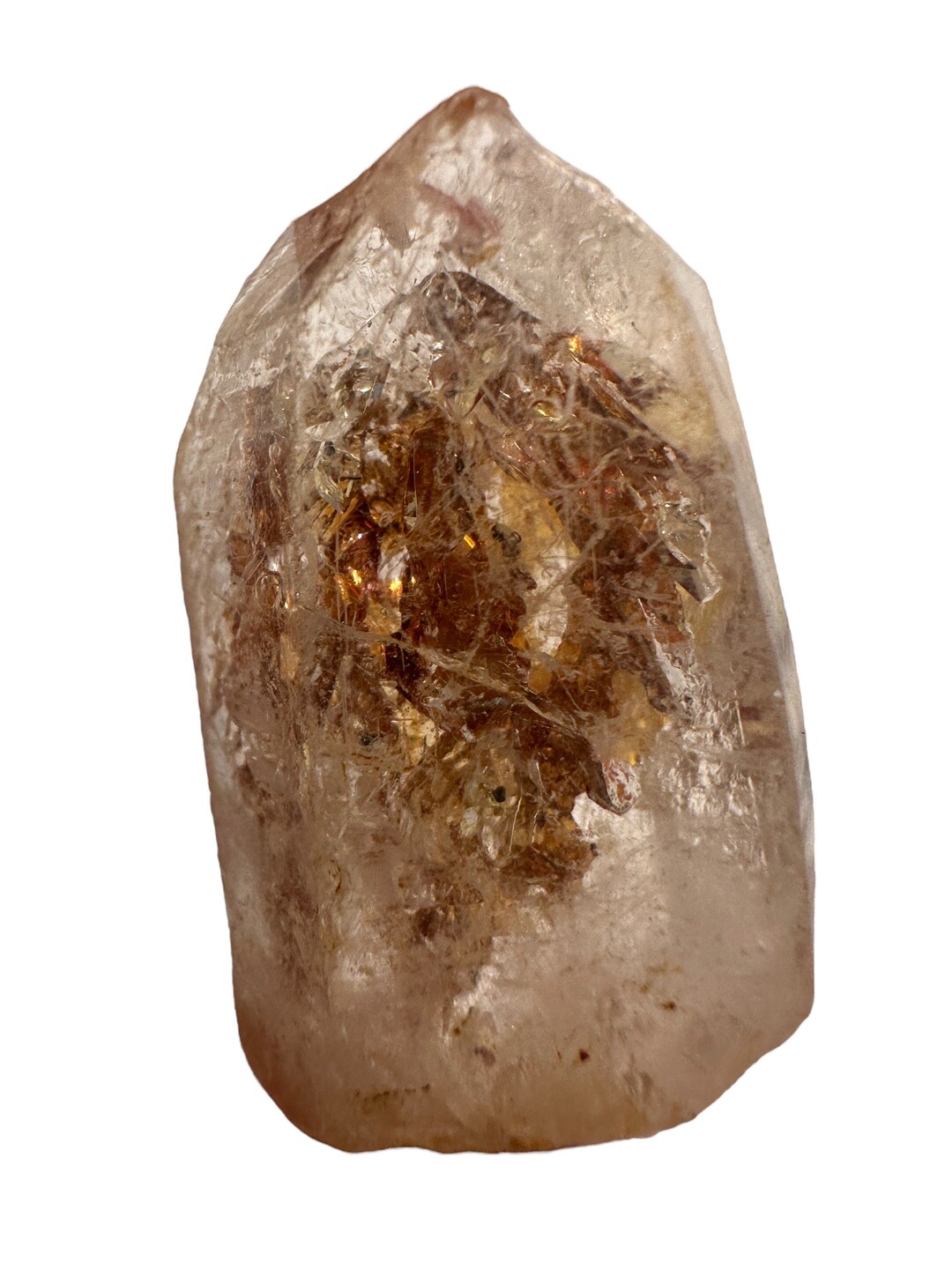 Firefly Petroleum Skeletal Included Quartz Septor With Multiple ...