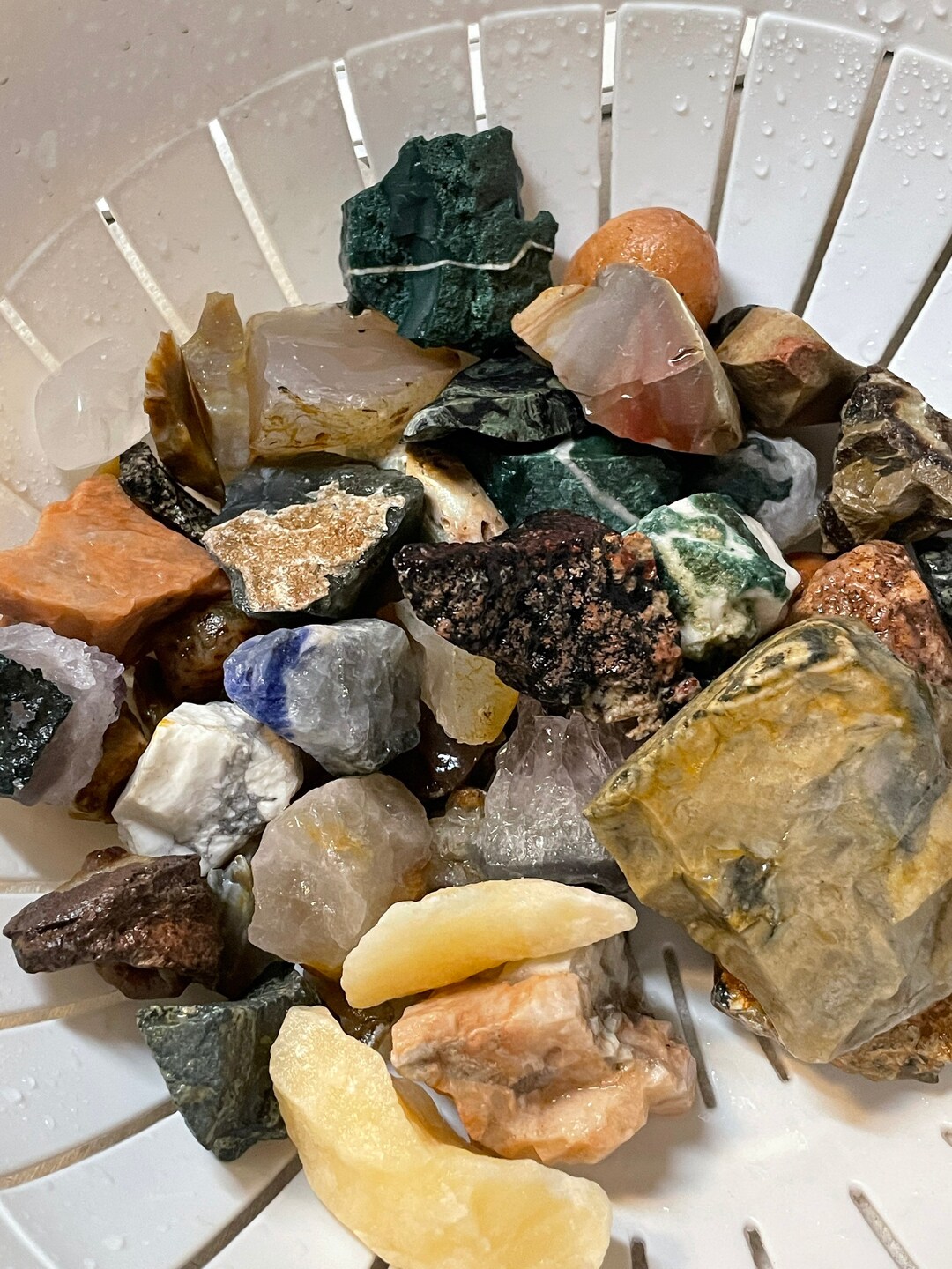 Mining Bucket REFILL Raw Rocks Only With Sand Rock Tumbling Rock ...