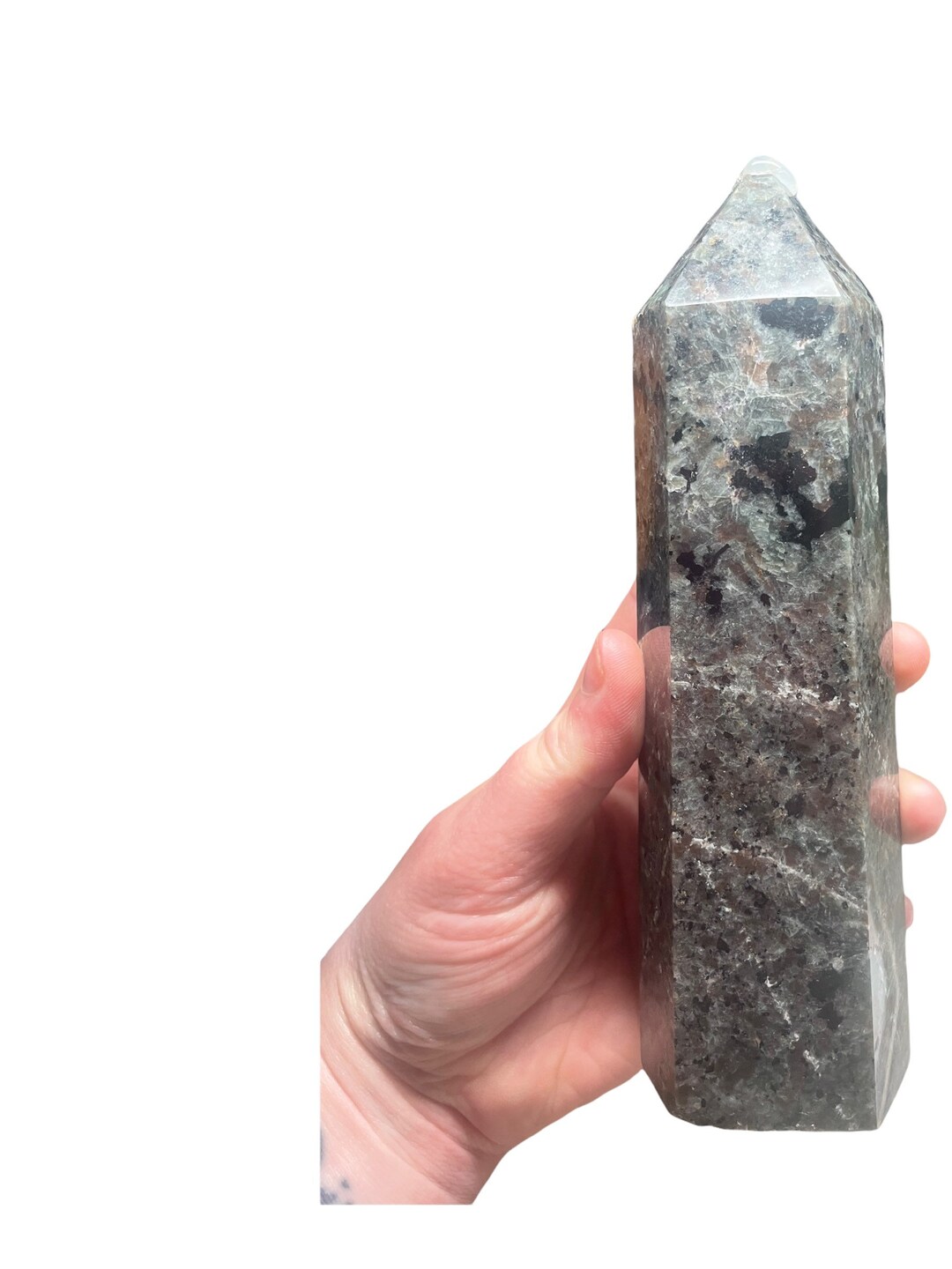 Xl HUGE Yooperlite Emberlite UV Reactive Tall Crystal Tower Turns ...