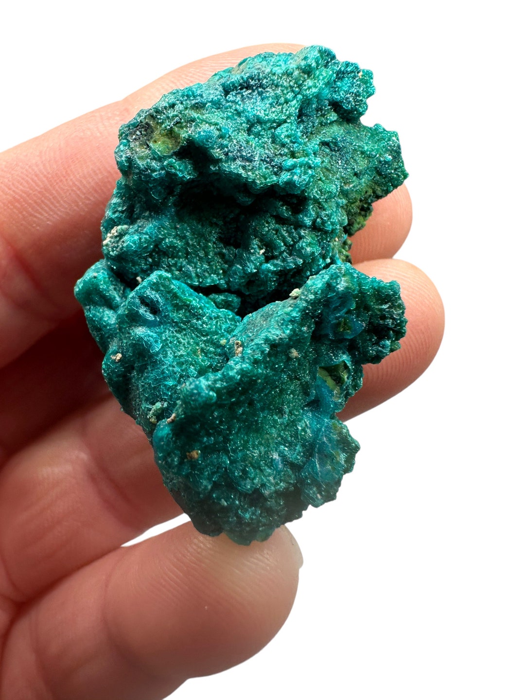 A++ Green & Blue Teal Cunyari Mine CHRYSOCOLLA Crystal Mineral Specimen ...