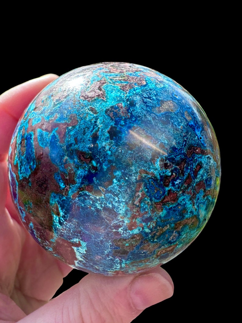 65mm Top Quality Chrysocolla Cuperite Malachite Shattukite Dioptase ...