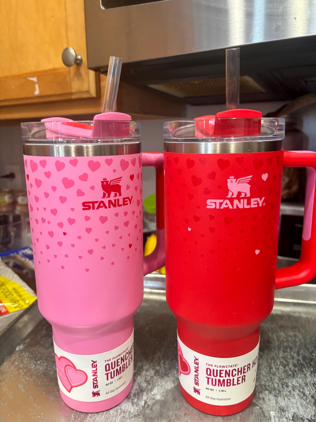 Personalized Customized 40oz Adventure STANLEY Cup Rose Quartz Light ...