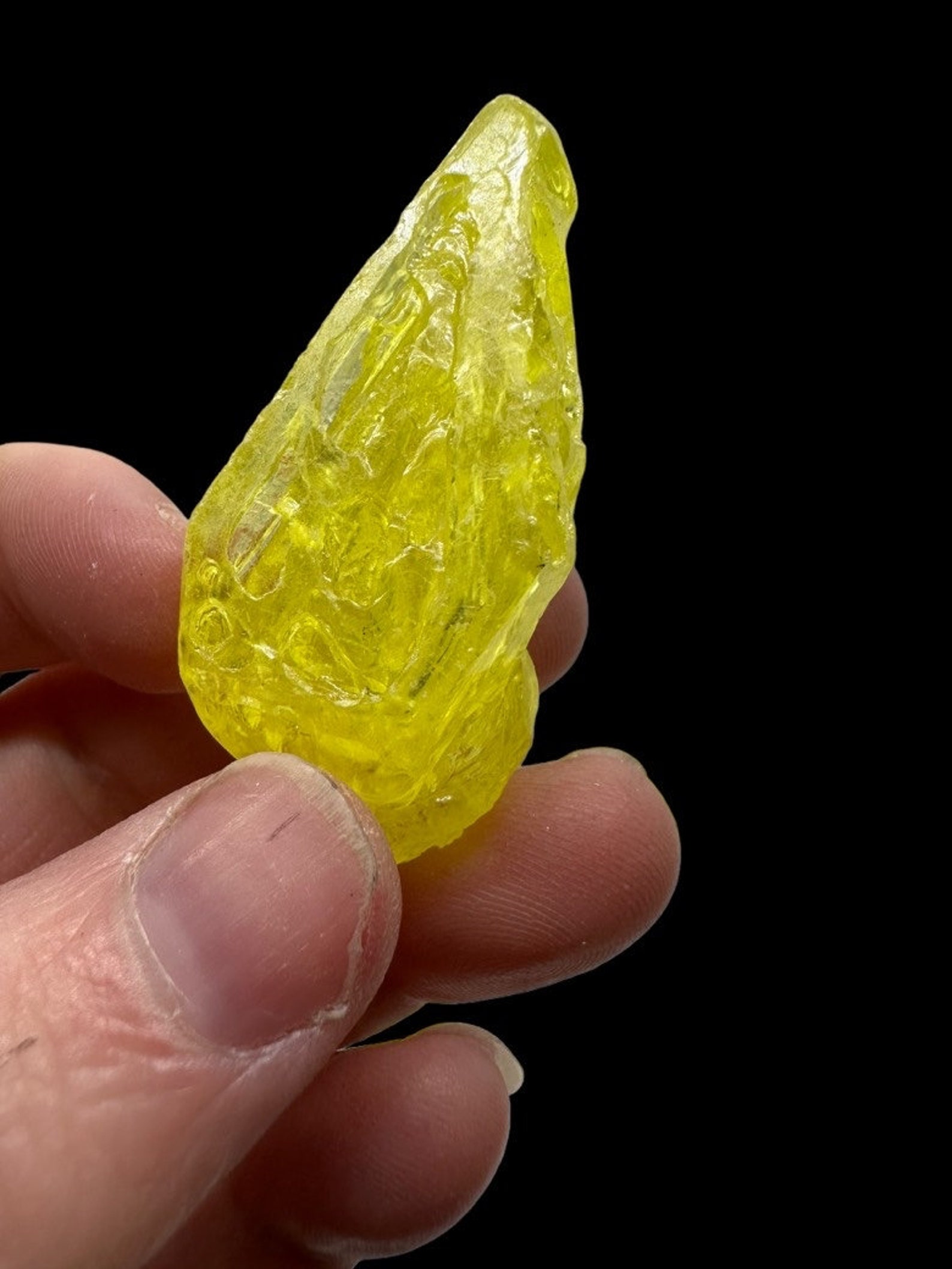 Bright Yellow Sulfur Skeletal Crystals Mineral Specimens From - Etsy