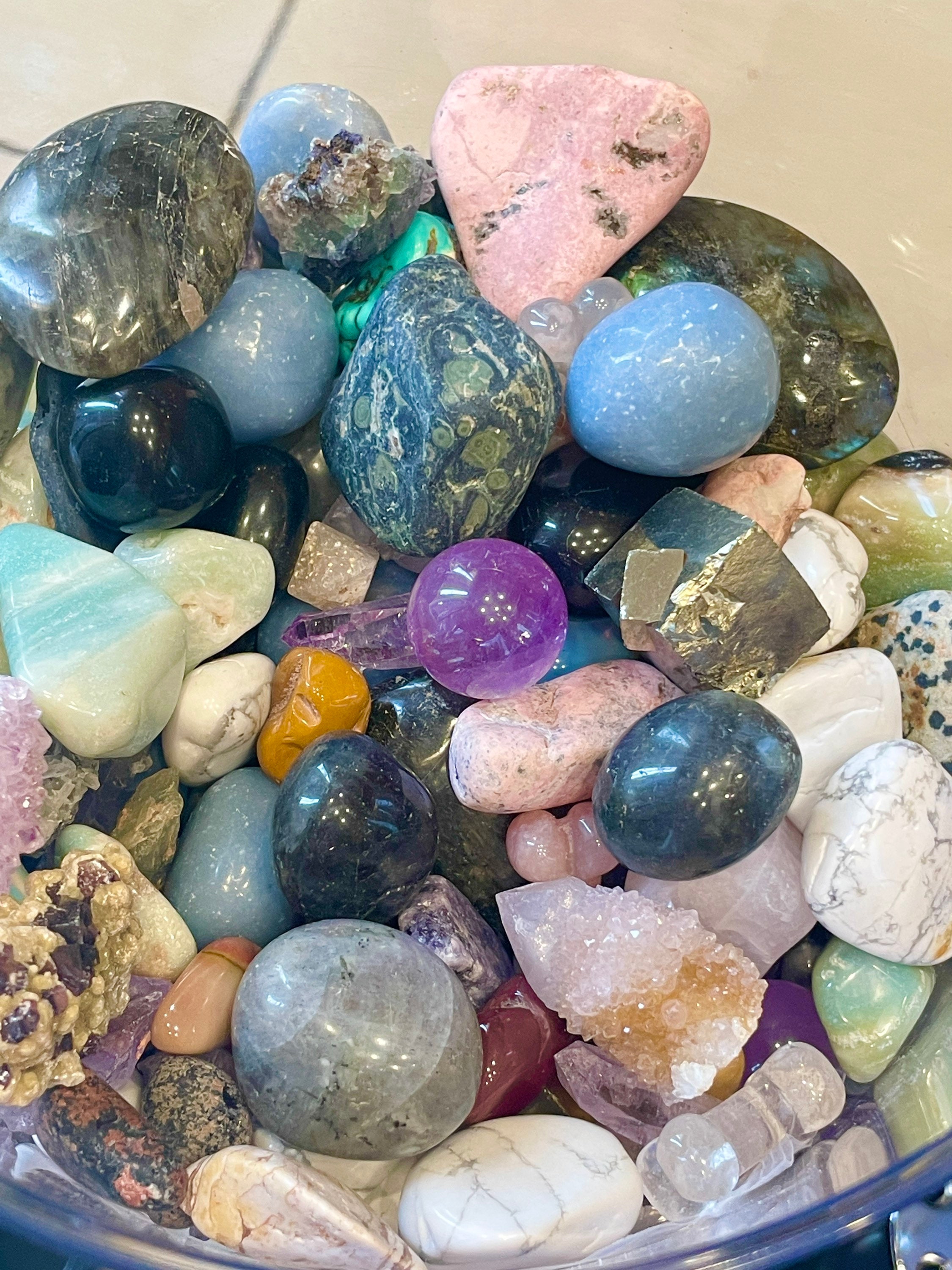 Vending Machine Crystal Confetti Scoop of Full Size Tumbled - Etsy