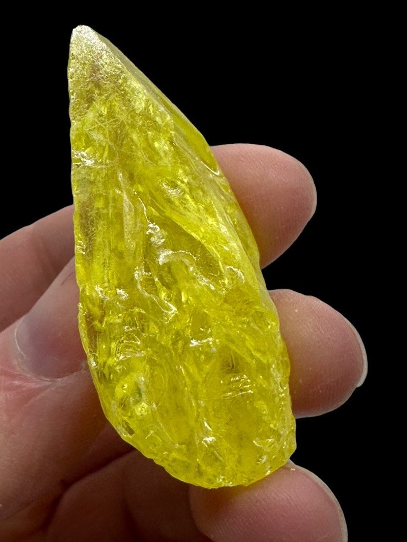 Big Bright Yellow Sulfur Skeletal Crystals Mineral Specimens From ...