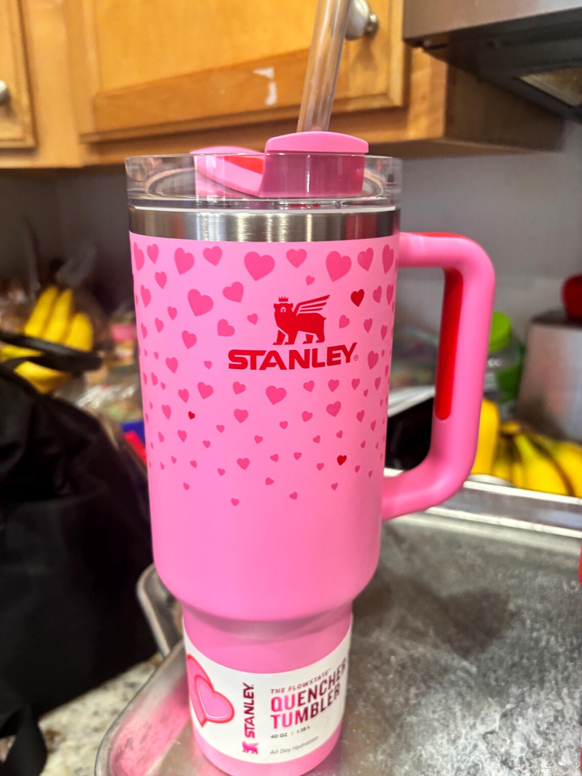 Personalized Customized 40oz Adventure STANLEY Cup Rose Quartz Light ...