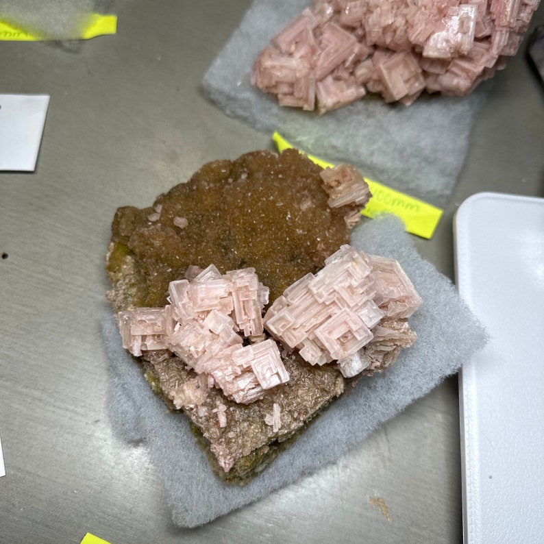 A Large Gorgeous Halite on Trona Pink Chalky Salt Mineral - Etsy