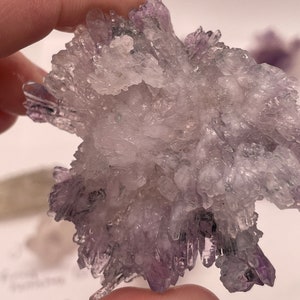 A Rare Purple Amethyst Flower Stalactite Collectors Mineral Specimen ...