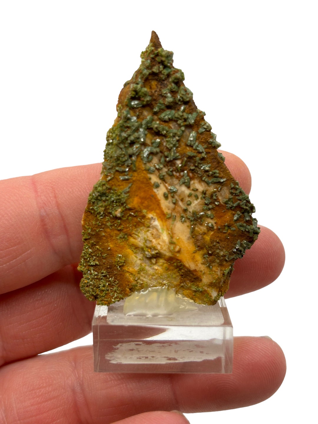 Rare Green Pyromorphite From Brezies Haut France on Matrix Crystal ...