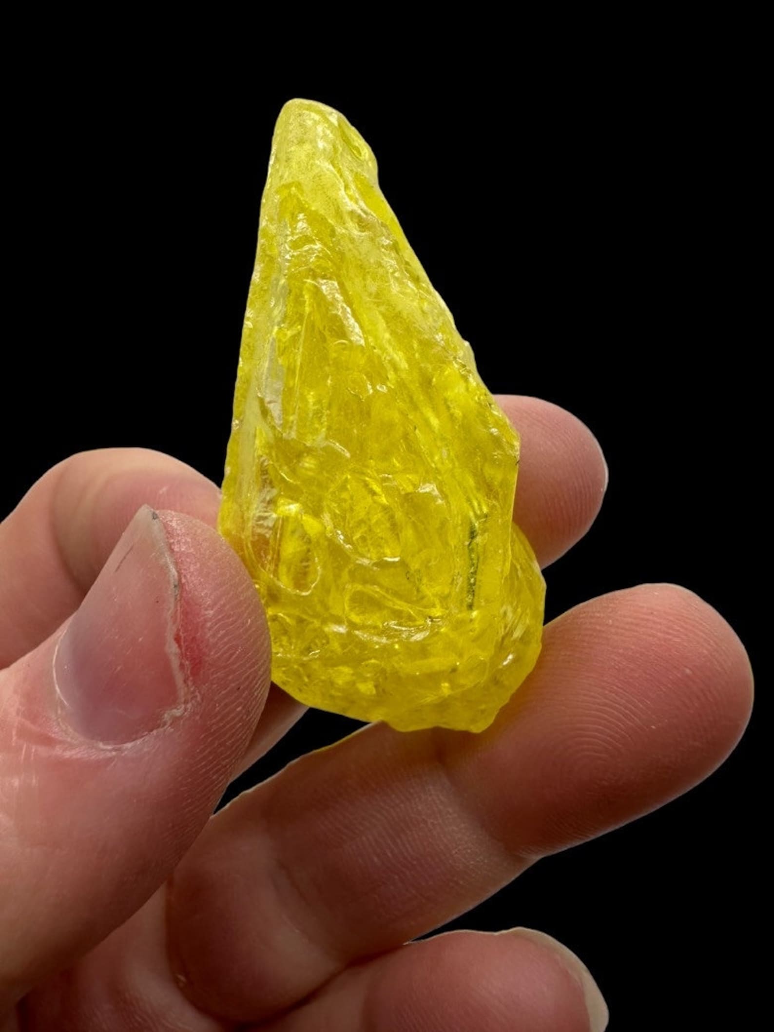 Bright Yellow Sulfur Skeletal Crystals Mineral Specimens From - Etsy