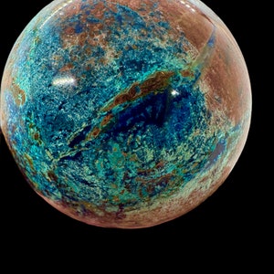 48mm Chrysocolla Cuperite Malachite Shattukite Dioptase Hematite Quartz ...