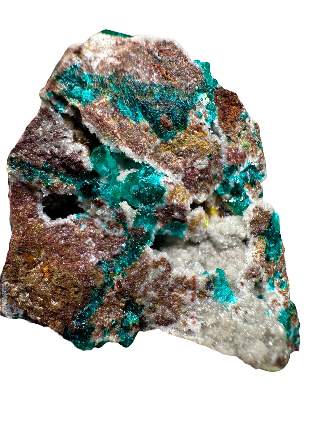 A DIOPTASE Raw Crystal on Matrix Crystals Mineral Specimen Gemstone - Etsy