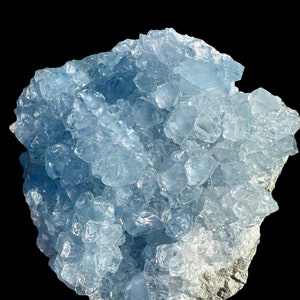 2 Pound Baby Blue TABULAR Celestine Geode Crystal Rock Mineral Specimen ...