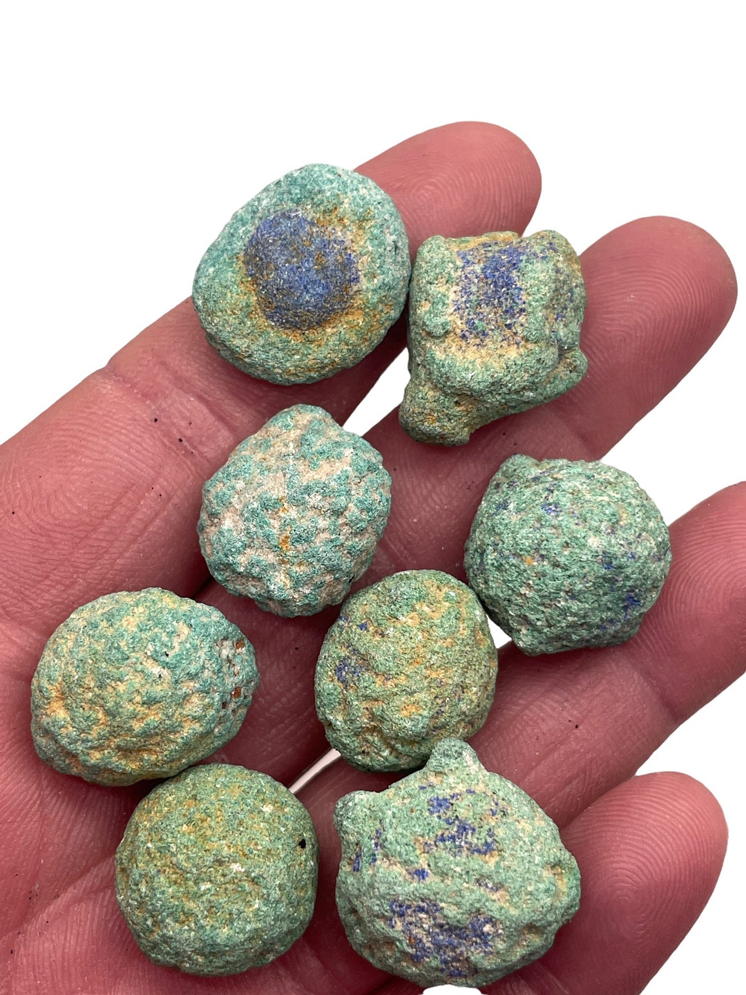 Rare Malachite & Azurite Blueberries Crystal Mineral Specimens ...