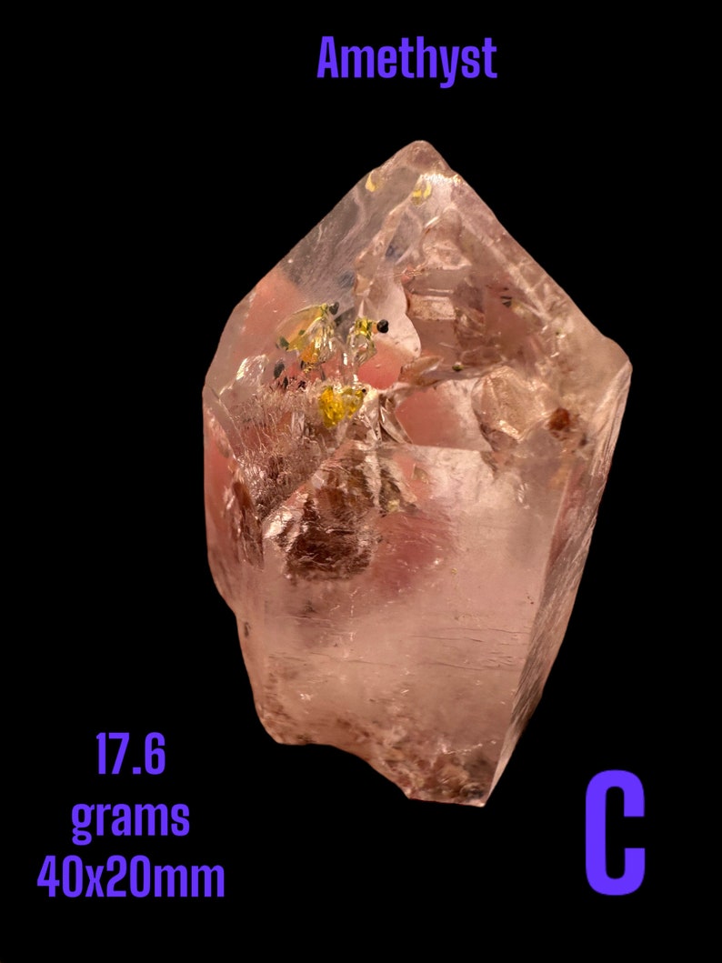 Firefly Skeletal Petroleum Included Quartz Uv Reactive Mineral Specimen ...