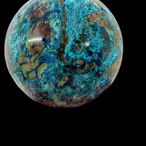 48mm Chrysocolla Cuperite Malachite Shattukite Dioptase Hematite Quartz ...