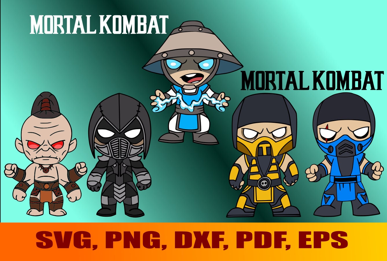 Bundle Mortal Kombat Svg Clip Art Scorpion Cut File Svg - Etsy Australia