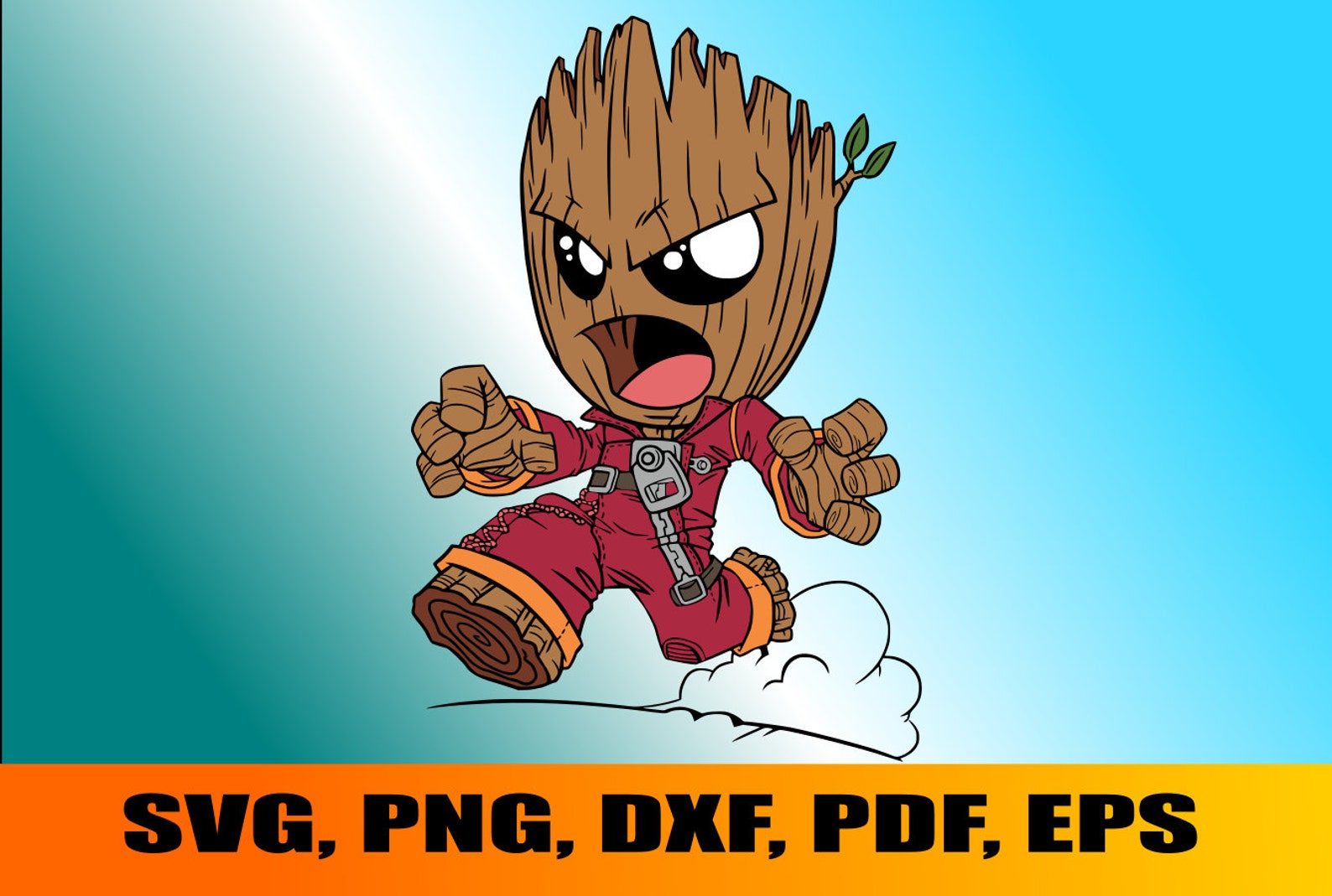 Groot Svg Clip Art Groot Cut File Svg Avengers Svg - Etsy