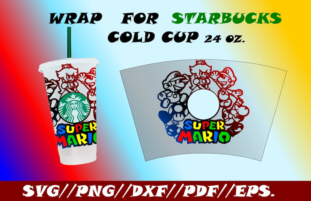 Mario Bros Full Wrap Svg, Clip Art Mario Bros, Video Game Svg, Stickers ...