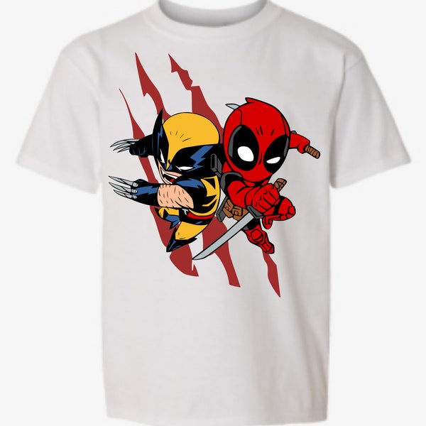 Wolverine Vs Deadpool Svg - Etsy