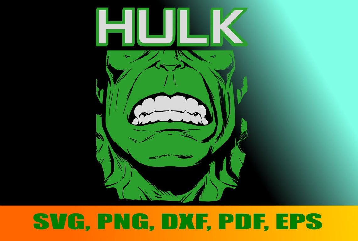 Hulk Svg Clip Art the Hulk Cut File Svg Avengers Svg - Etsy