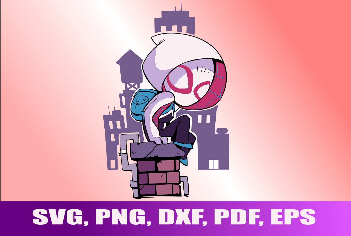 Gwen Stacy Svg Clip Art Spiderman Cut File Svg Avengers Svg - Etsy UK