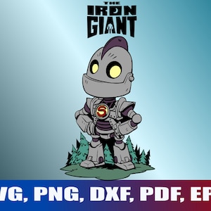 The Iron Giant Svg Clip Art, the Iron Giant Cut File Svg, Giant Svg ...