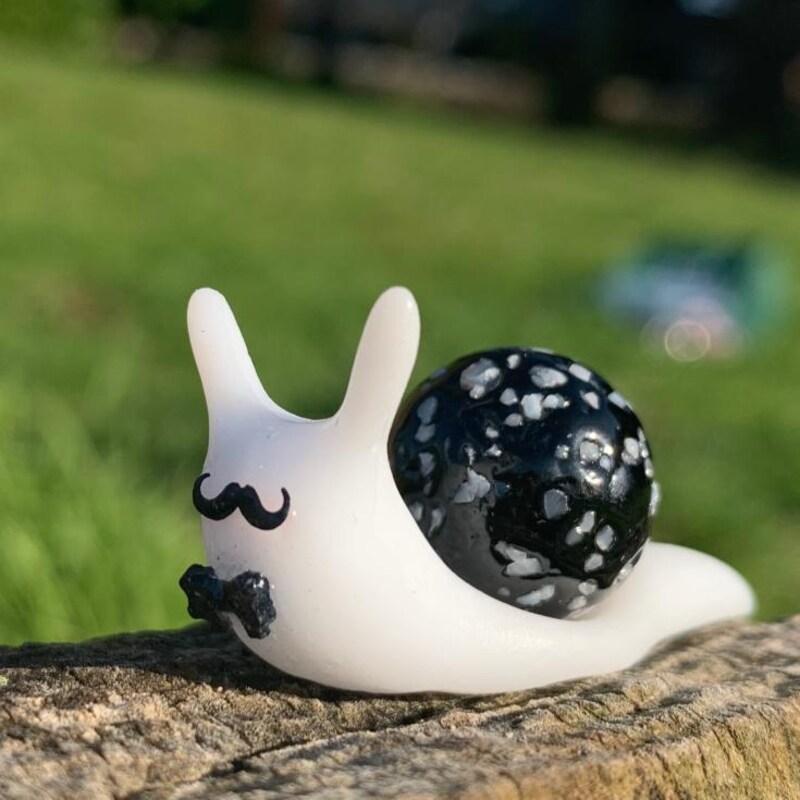 Polymer Clay Snail - Etsy
