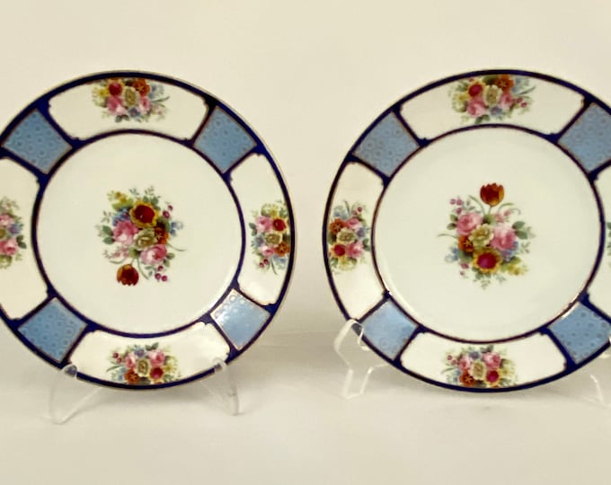 Noritake Morimura Blue White Floral Muffineer and Pitcher - Etsy