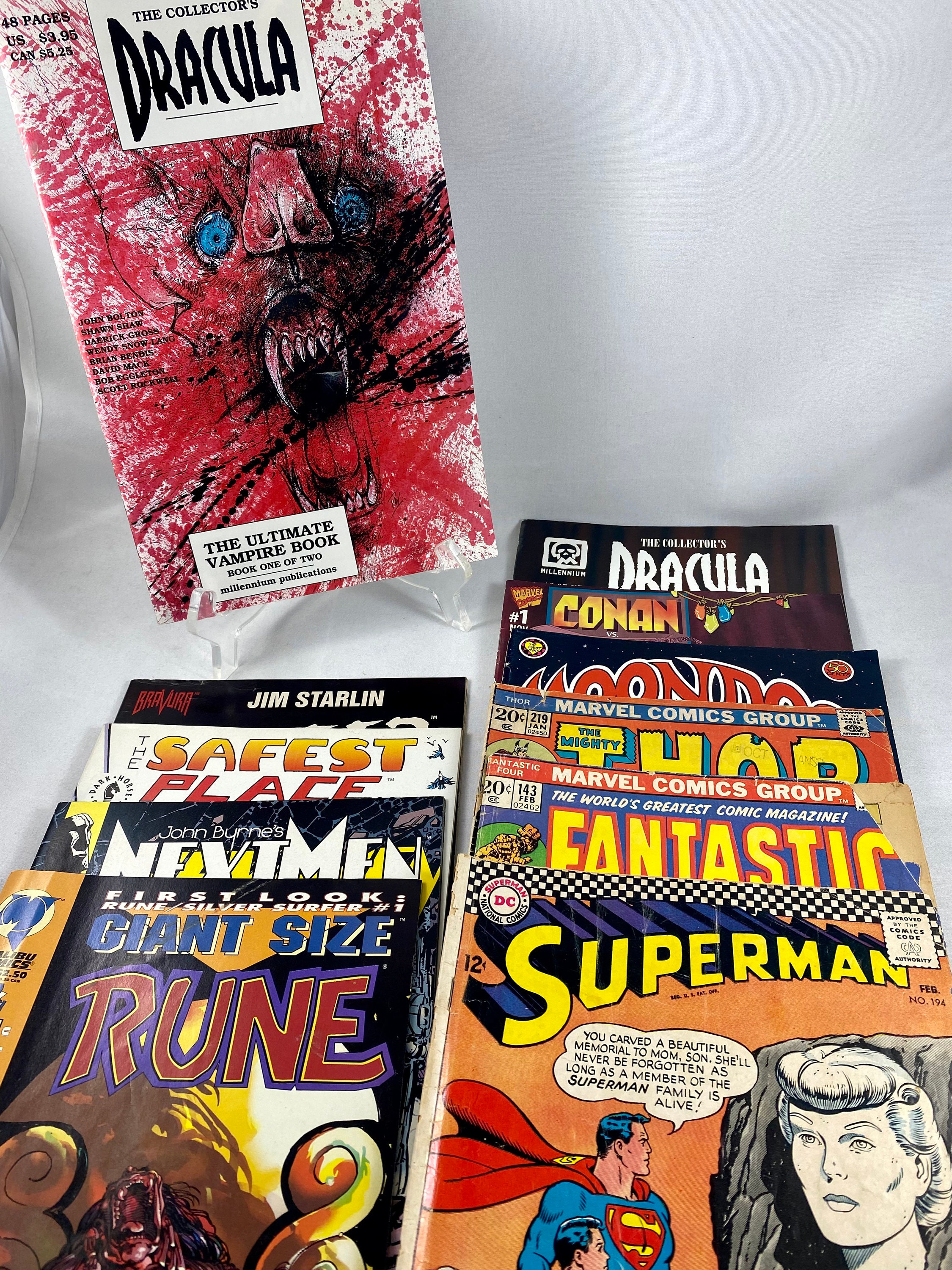 Lot of 11 Comic Books: Superman Conan Vs. Rune No. 1 and - Etsy